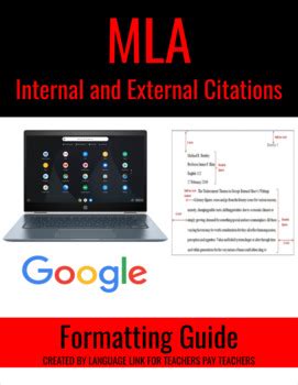 MLA Formatting Resources Google Based By History Honey TPT