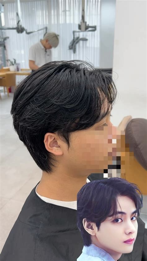 쌤시크블랙 재희쌤 남자리프컷 아이롱펌 안녕하세요 재희쌤입니다 남자아이롱펌 하기 좋은 모질추천 얇은머리카락보다는 굵은