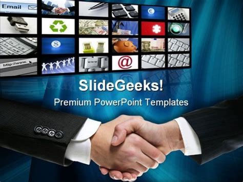 Businessman Handshake Powerpoint Themes And Powerpoint Slides 0511