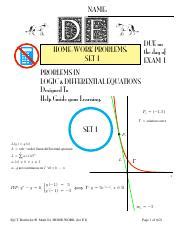 Sets And Logic In Differential Equations Homework Course Hero