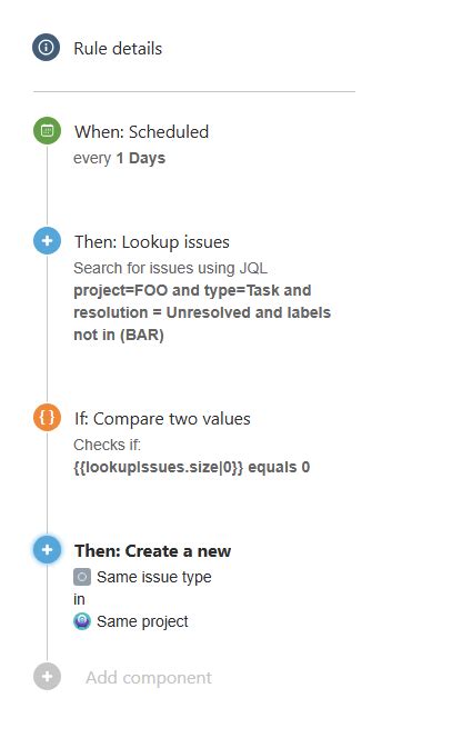 Create Issue If Not Results Exist For Jql Using Ji