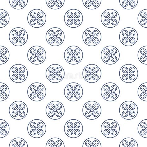 Quadcopter Vector Multirotor Concept Thin Line Seamless Pattern Stock Illustration