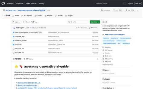 Awesome Generative Ai Guide Ai Ai