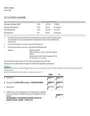 ACC 213 CHAPTER 3 HOMEWORK Docx Kimberly A Morgan June 19 2020 ACC 213 CHAPTER 3 HOMEWORK Note