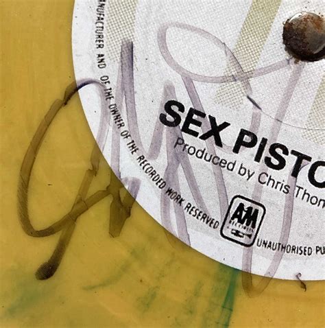Lot 552 Sex Pistols Signed 7