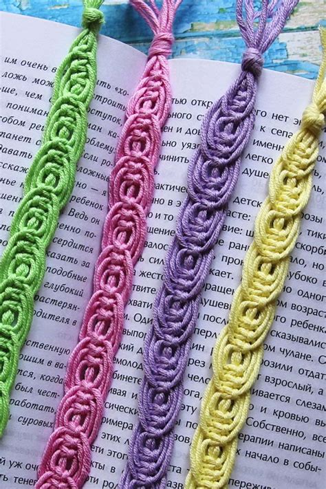 Macrame Bookmark Tutorial Макраме Закладка Macrame Bookmark Patterns Macrame Bookmark Ea
