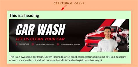 How To Make A Div Clickable Link
