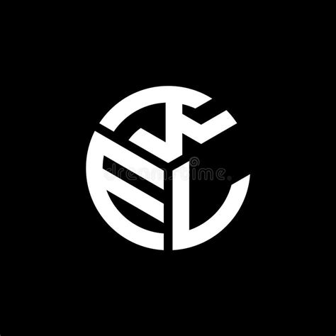 Kel Letter Logo Design On Black Background Kel Creative Initials Letter Logo Concept Stock