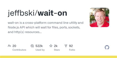 github jeffbski wait on wait on is a cross platform command line