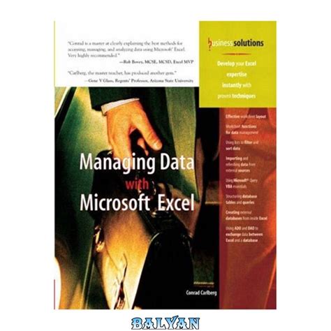 دانلود کتاب Managing Data With Microsoft Excel بلیان