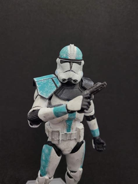1 12 Rots Clone Commander Pauldron Black Series 3d Printed Etsy