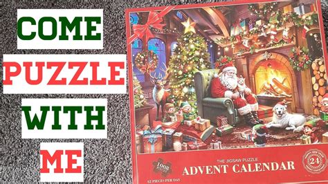 Puzzle With Me 🧩 Day 17 Christmas Advent Puzzel Youtube