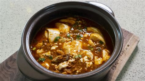 입짧은 와이프가 밥 2공기를 먹어버린 얼큰한 순두부찌개 레시피 Youtube