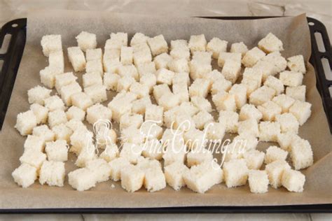 Сухарики с сыром пошаговый рецепт