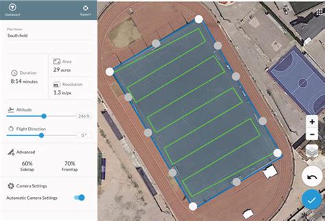 Example Of Planned Flight Over A Real Scenario Performed With Download Scientific Diagram