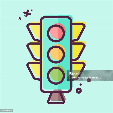 아이콘 신호등 빛 기호와 관련이 있습니다 Mbe 스타일 디자인 편집 가능 교통에 대한 스톡 벡터 아트 및 기타 이미지 교통 규칙 기념일 Istock