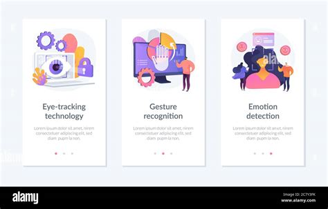 Modern Sensor Technologies Webpage Template Stock Vector Image Art Alamy