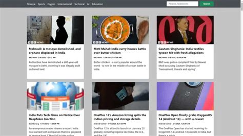 News App Using Html Css And Javascript With Source Code Codewithcurious