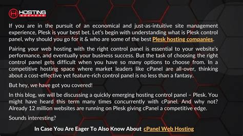 Ppt What Is Plesk And Why Using It Can Be Significant For Your