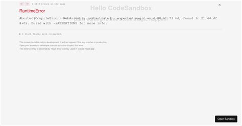 Magick Wasm Test Forked Codesandbox