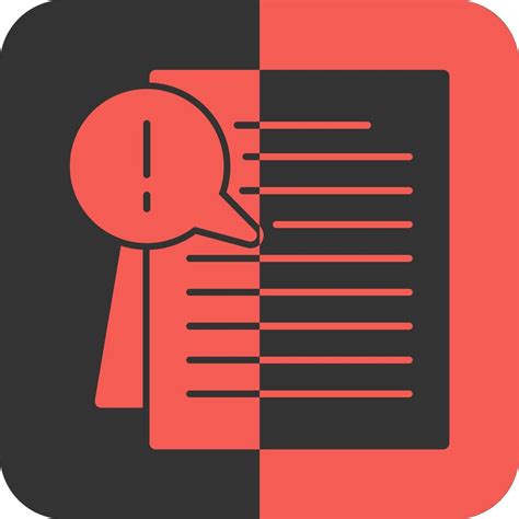 Issue Red Inverse Icon 40950805 Vector Art At Vecteezy