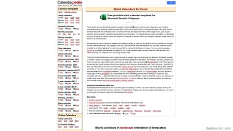 11 个最佳 Excel 日历模板网站（2024）[免费]