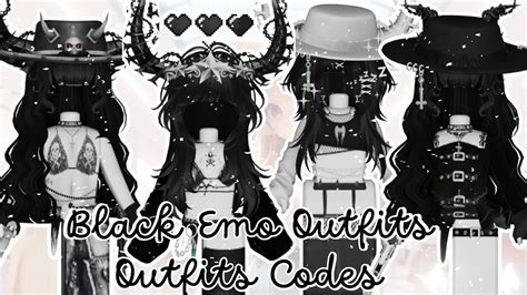 Black Emo Outfits Ideas Outfits Codes W Links Roblox Berry Avenue Outfit Codes Pt 9 Trajes