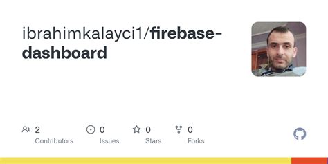 Github Ibrahimkalayci1firebase Dashboard