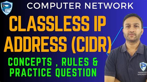 Classless IP Addressing CIDR Computer Network GGV GATE CGSET