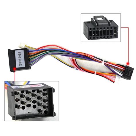 Bmw E46 E39 E53 X5 M3 안드로이드 16 핀 전원 케이블 용 Canbus 박스 디코더가있는 자동차 배선 하네스 어댑터