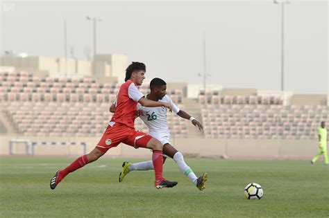 رياضي المنتخب السعودي للشباب لكرة القدم يتعادل مع منتخب طاجيكستان