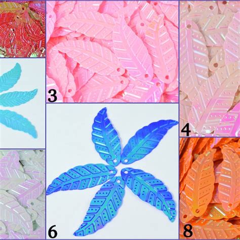 Leaf Sequins Etsy