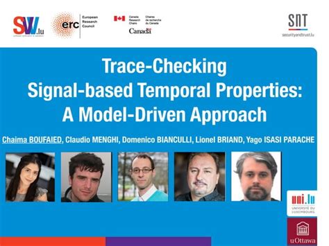 Trace Checking Signal Based Temporal Properties A Model Driven