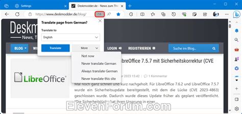 Enable Or Disable Offer To Translate Pages In Microsoft Edge Windows 11 Forum