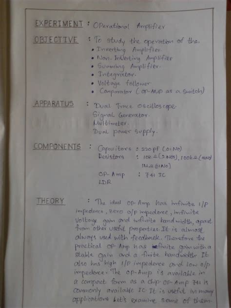 Engineering Practical Operational Amplifier Engineering Practical Operational Amplifier