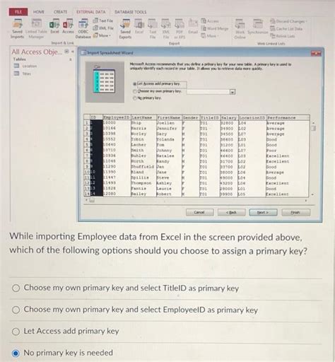 Solved File Home Create External Data Database Tools 7 Texte