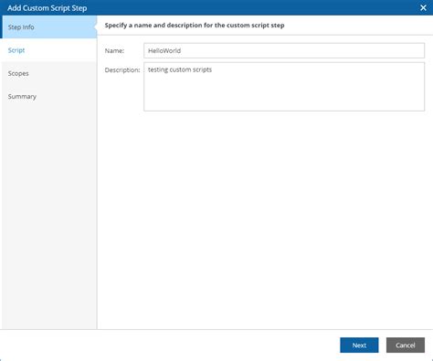 Running Custom Scripts In Orchestrator Veeam Recovery Orchestrator