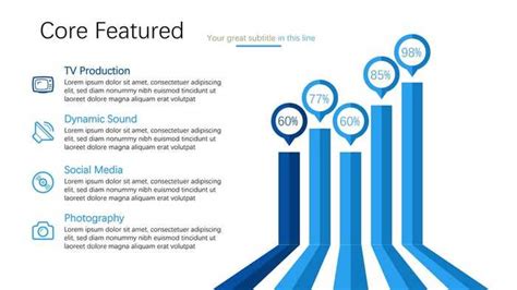 Enhancing Data Visualization Line Graph Illustration With Dynamic Arrows Powerpoint