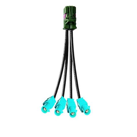 Elecbee 4 In 1 Mini Fakra Straight E Code Female To Fakra Smb Z Code Straight Male Vehicle Cable