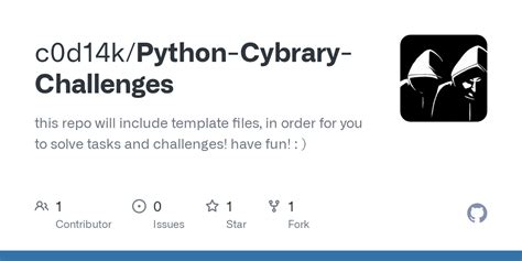 Github C D K Python Cybrary Challenges This Repo Will Include Template Files In Order For