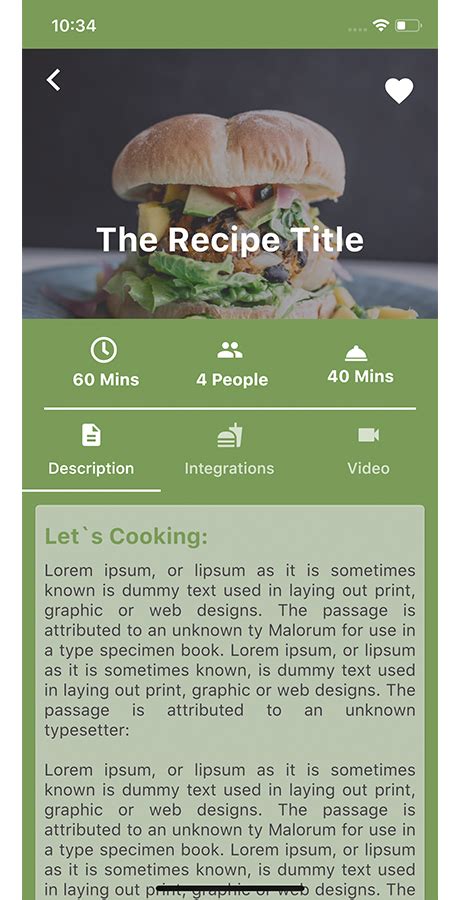 Recipe Flutter Application Ios And Android By Coodes Codecanyon