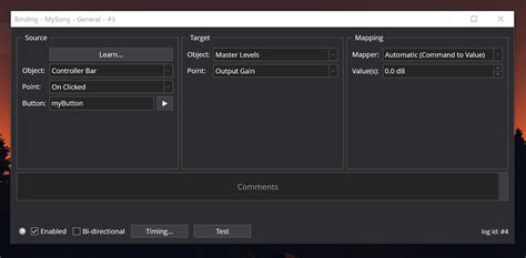 Controller Bar Bindings