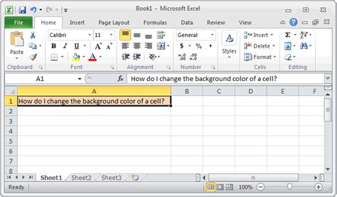 Excel Change Worksheet Background Color Must Read