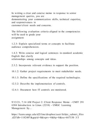 Faster Computing Has Contacted Go Linux And Requested A Brief Prop DOCX