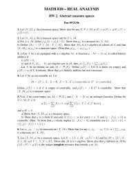 Abstract Measure Spaces For Theory Of Functions Real Variable MATH