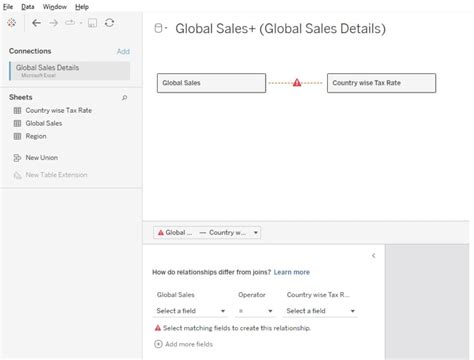 Tableau Relationships Features Examples How To Create
