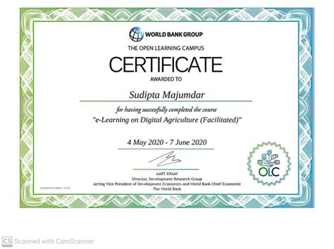 Sudipta Majumdar On Linkedin Successfully Completed Online Course On Digital Agriculture By