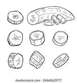 Thousand Banana Slice Vector Royalty Free Images Stock Photos Pictures Shutterstock