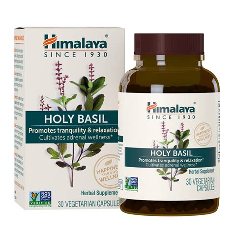 Himalaya Holy Basil 30 Caplets - Bodycrafters