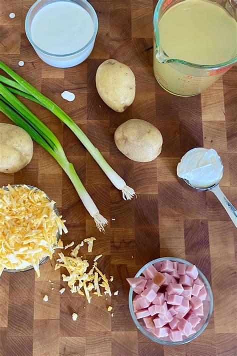 Cheesy Ham And Potato Soup ~ 30 Minute Recipe